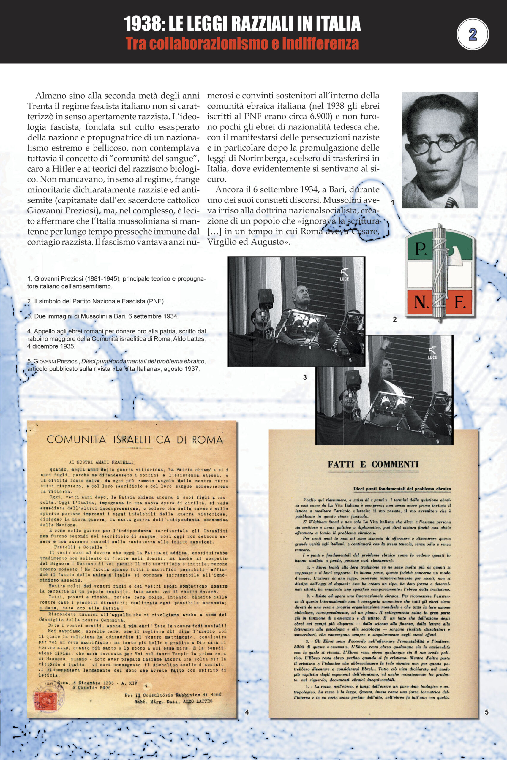 Mostra "Leggi razziali in Italia" - Istituto Storico della Resistenza e ...